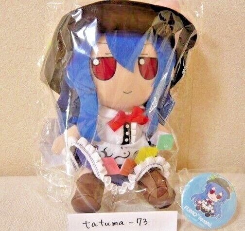 TOUHOU PROJECT Fumo Fumo Hinanai Tenshi Series 44 Plush Doll Gift Badge ...