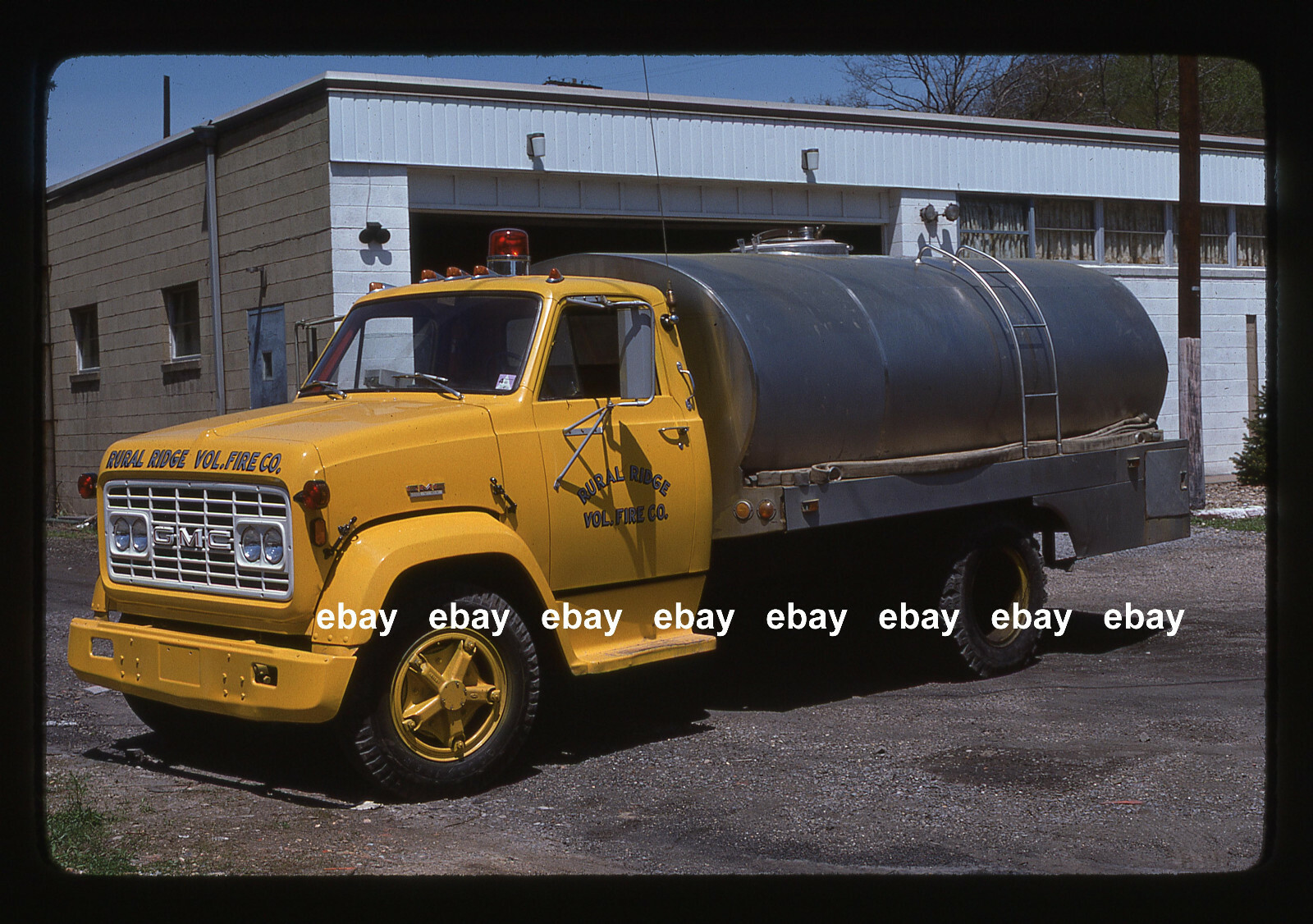Rural Ridge PA 1972 GMC Tanker Fire Apparatus Slide | eBay