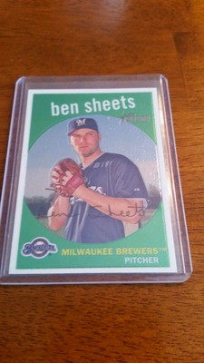 2008 Ben Sheets Topps Heritage Baseball ( Chrome ) Card # C87 | eBay