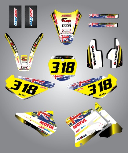 Full Custom Graphic Kit -AUSSIE PRIDE - Suzuki RM 85 / 2002 - 2024 ...