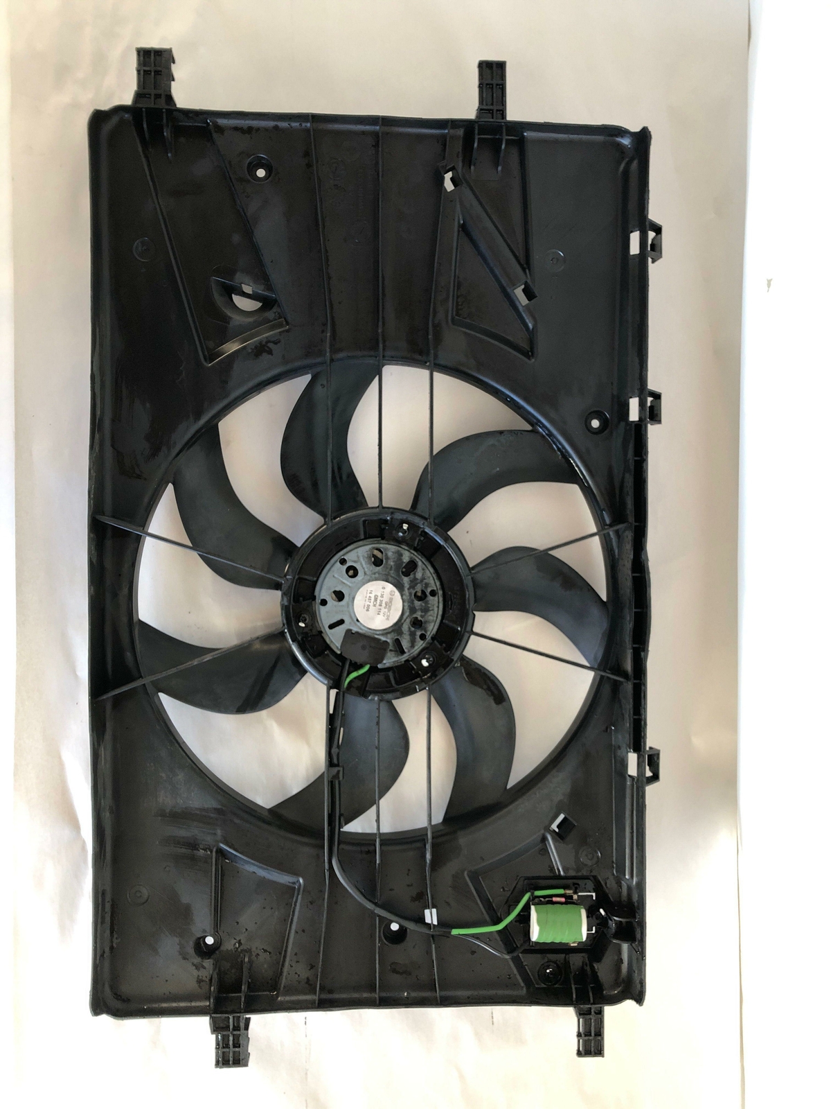 2014 CHEVROLET CRUZE Radiator Fan Shroud Engine Motor Cooling Fan ...