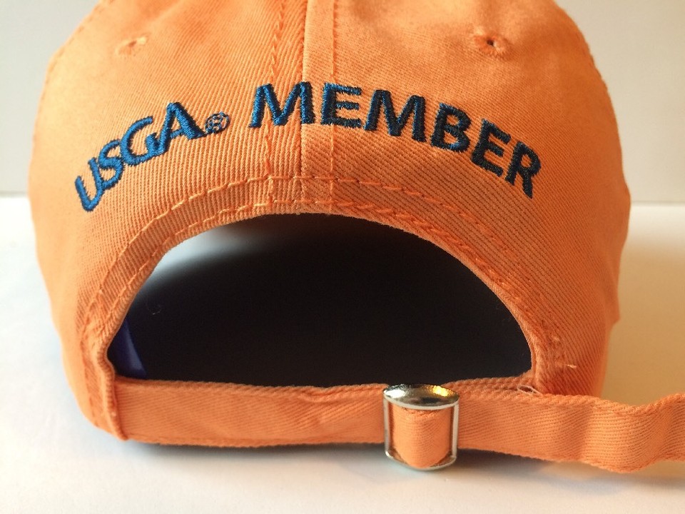 2015 US Open Golf Hat Cap Chambers Bay USGA Member Adult OSFA Orange | eBay