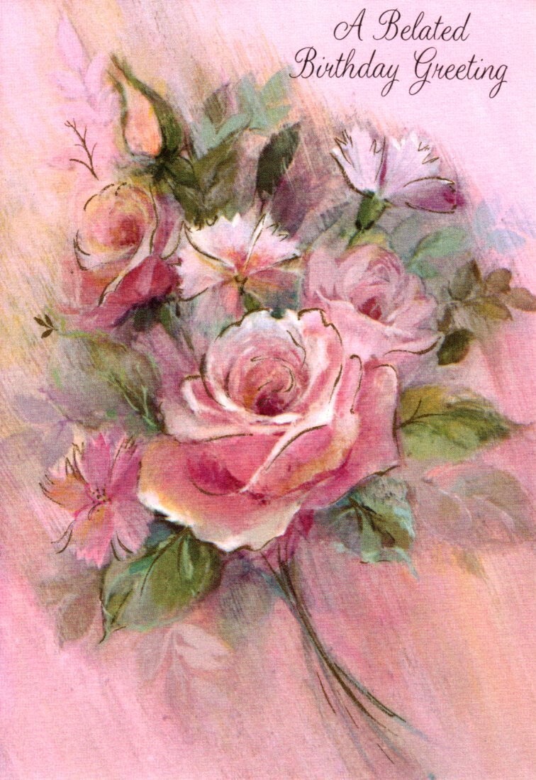 Belated Birthday Wishes Flowers