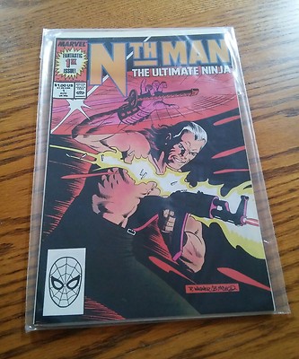 000 Vintage Marvel Comic Book Nth Man #1 First Issue Ultimate Ninja ...