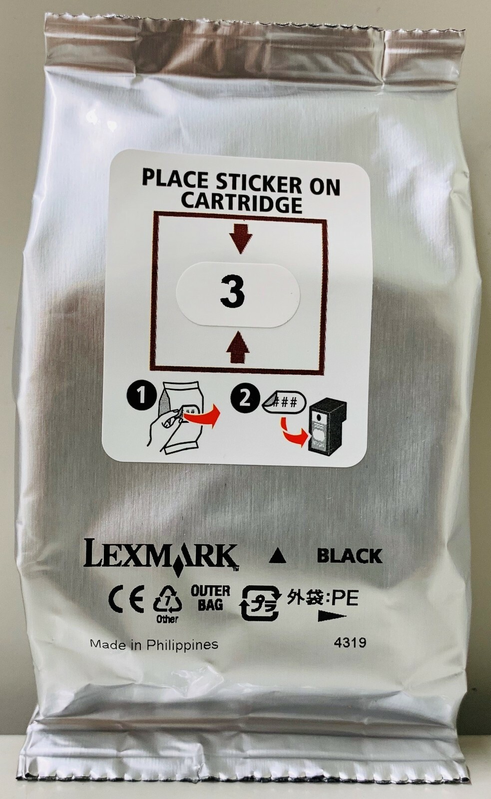 New Genuine Lexmark 3 Ink Cartridge X Series X4530 X4550 X3530 Z Series ...