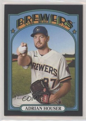 2021 Topps Heritage High Number Black Border /50 Adrian Houser #583 | eBay