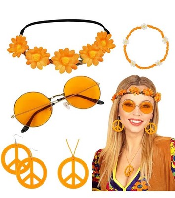 Halloween Hippie Accessories for Women 70S Accessories Women 60S 70S ...