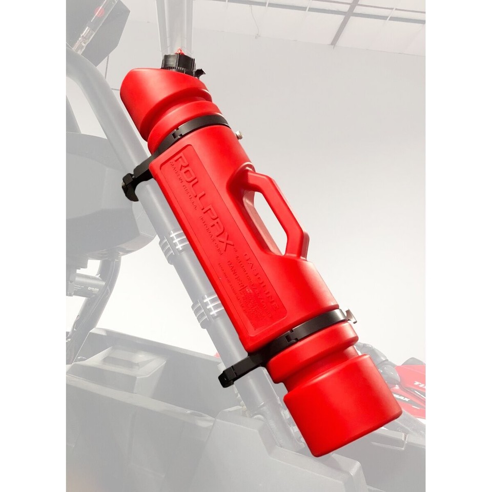 RotopaX Red 1.5 Gallon Rollpax Gasoline Pack w/1.75 in. Mount - RPX-1 ...