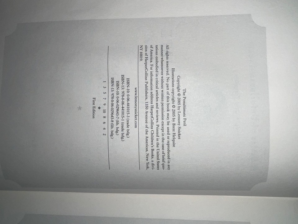 A Series of Unfortunate Events By Lemony Snicket 1-13(14) Complete Set ...