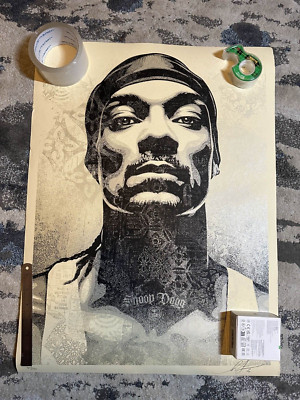 Shepard Fairey SNOOP DOGG D-O DOUBLE G Signed/Number Print/Poster ...