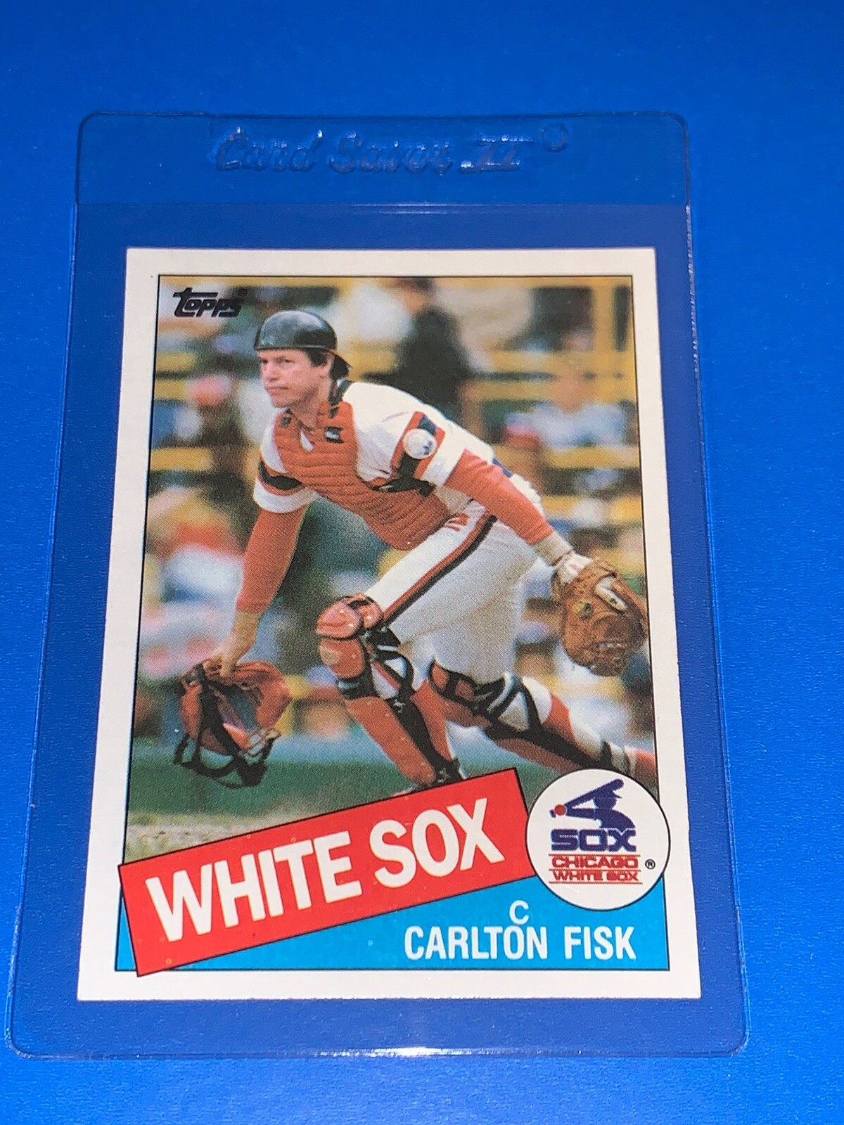 1985 Topps Carlton Fisk Baseball Card #770 Chicago White Sox Set Break ...