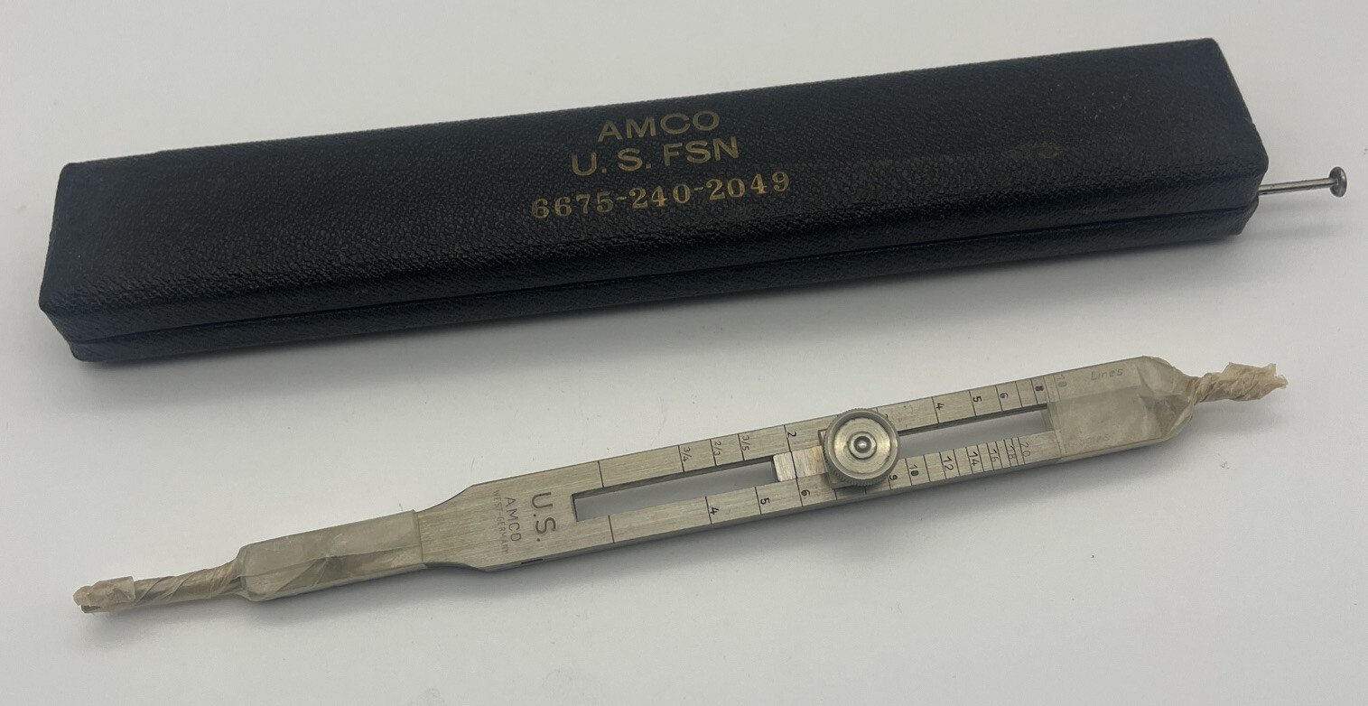 Vintage AMCO U.S FSN 6675-240-2049 Protractor Brand NEW Measurement ...
