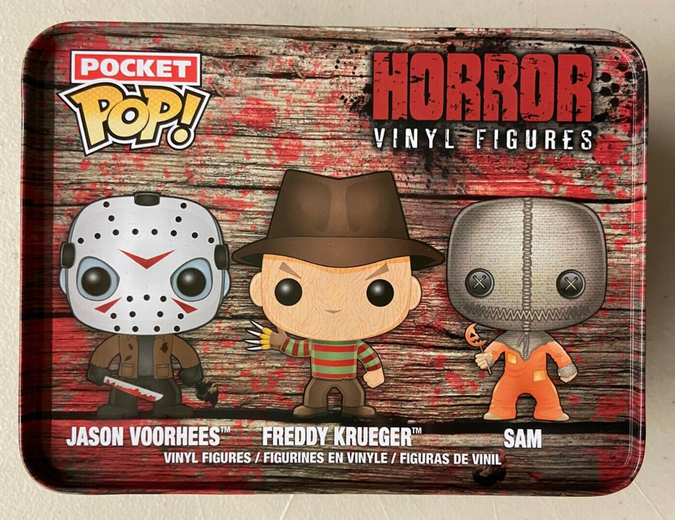 Funko Pocket Pop Horror Movie 3 Pack Jason Voorhees Freddy Krueger Sam ...