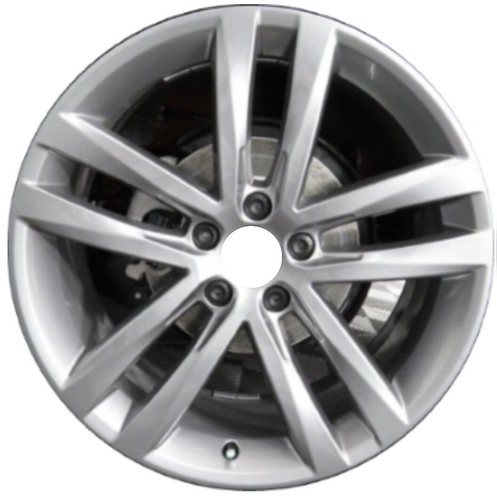 19" 19x8 New Silver Aluminum Alloy Wheel for 2016-2019 VW Volkswagen ...