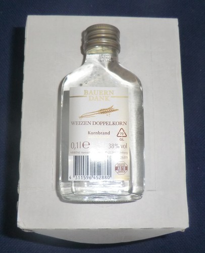 14€/L Bauerndank Doppelkorn 12x0,1L 38% Vol Alk. | eBay.de