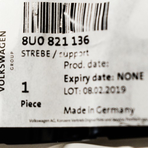 NEW AUDI Q3 8U FRONT RIGHT FENDER WING BRACKET 8U0821136 OEM NO DUTY TO ...