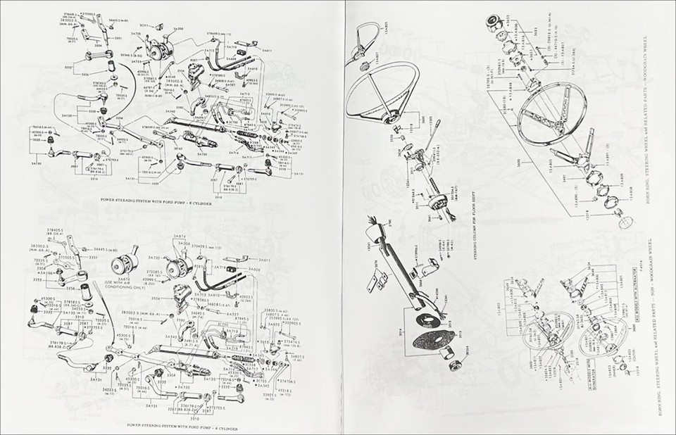 1966 Ford Mustang Parts Illustration Manual 66 Exploded Views Book | eBay