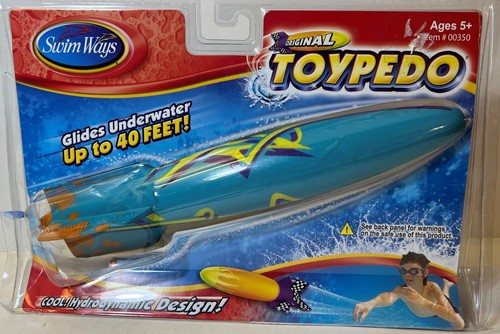 VTG 2004 SwimWays Original TOYPEDO Pool Diving Underwater Toy 11.5" New ...