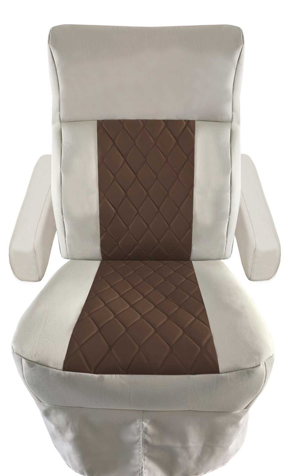 Motorhome RV Camper Captain Chair Cotton Seat Covers fits Fleetwood ...