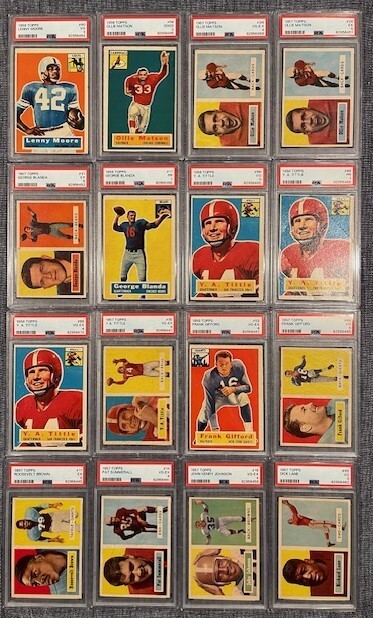 1956-57 Topps NFL Football BULK SALE - PSA GRADES 1-5 - 18 cards | eBay