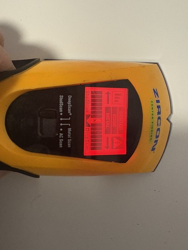 ZIRCON MultiScanner L550 Center Finding Wall Scanner w/ AC & Metal Scan ...