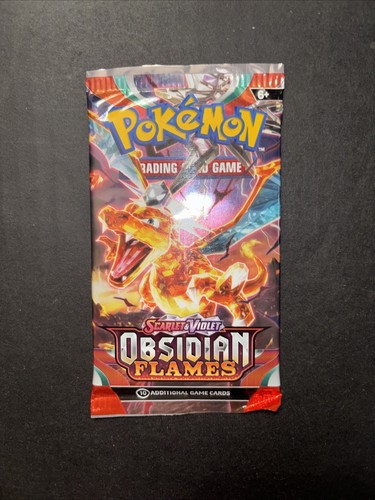 Pokemon SV Obsidian Flames Booster Pack - 10 Cards / Pack - Random Art ...