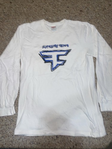 Supreme x Faze Clan The Supreme Team Long Sleeve Graphic Tee T Shirt M ...