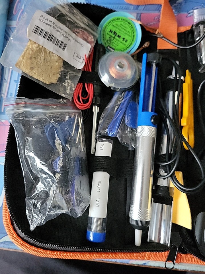 Soldering Iron Kit with UK Plug Generic Soldering Iron Kit With Case ...