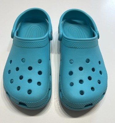 Crocs Classic Clogs Unisex Teal Turquoise Mens Size 5 - Women’s Size 7 ...