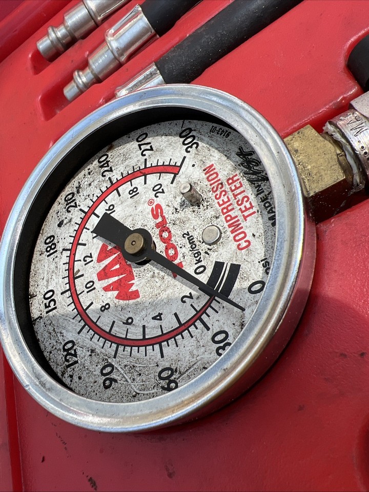 MAC TOOLS CT100 Compression Test Kit With Case Missing One Unit And ...