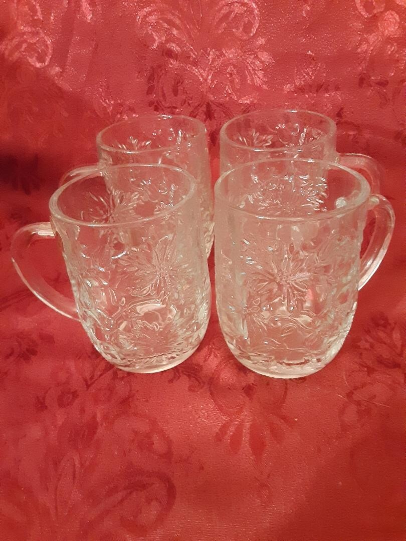 Princess House Fantasia Coffee/Tea Mugs/Cups - Set of 4 IOB #516 | eBay