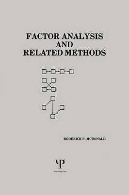 Factor Analysis and Related Methods by Roderick P. McDonald (Hardcover ...