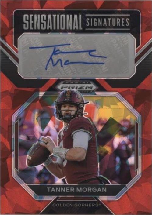 2023 Panini Prizm Draft Picks - Sensational Signatures Tanner Morgan # ...