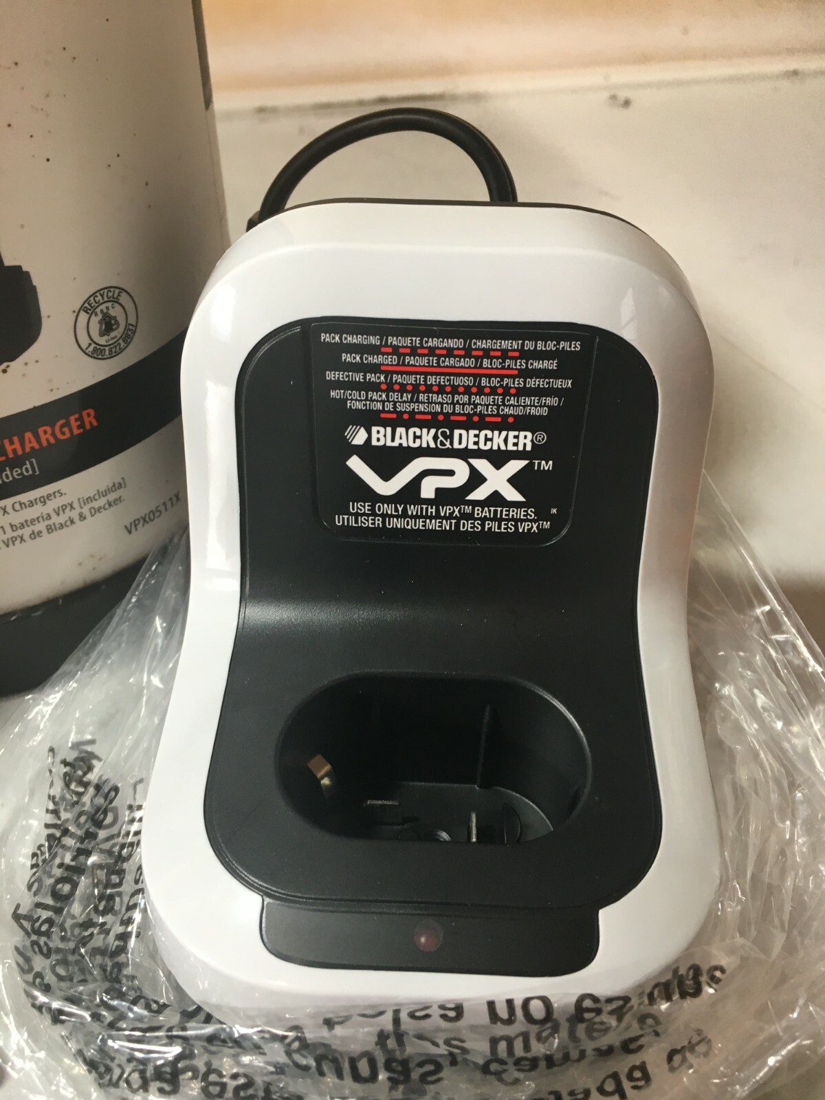 VPX 1501 Inflator Tool 75 PSI Cordless TESTED & VPX charger & battery ...