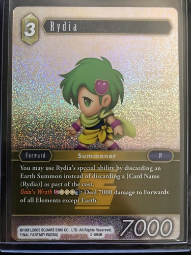 Rydia Foil - 2-094H - Final Fantasy TCG Opus 2 (II) NM/M | eBay