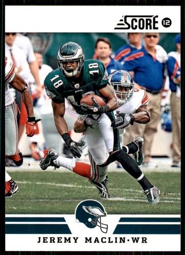 2012 Score Jeremy Maclin Philadelphia Eagles #84 Panini NFL Football | eBay