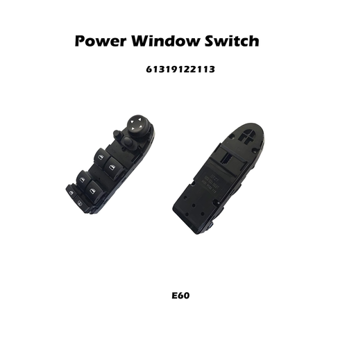 Front Left Driver Side Window Switch Black for BMW E60 545i 550i M5 ...