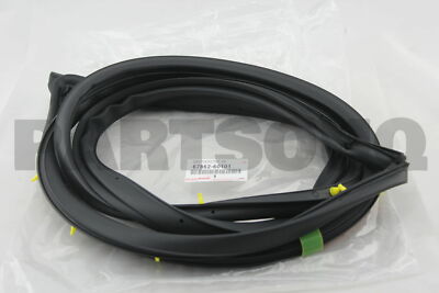 6786260101 Genuine Toyota WEATHERSTRIP, FRONT DOOR, LH 67862-60101 | eBay