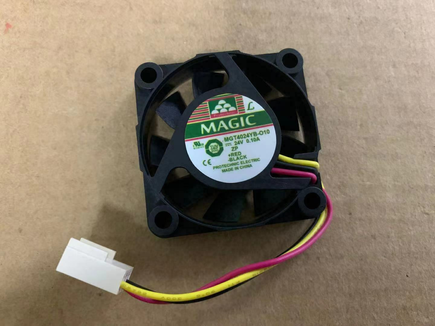 1pcs MAGIC MGT4024YB-O10 4010 4CM 24V 0.10A 3-Wire Inverter Cooling Fan ...