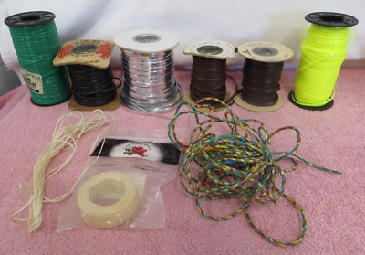 7 Vintage Leathercraft Spools of Lacing - Lace Rite - Texas Lacing ...