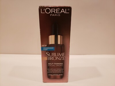 L'oreal~Sublime Bronze Self-Tanning Facial Drops (FF) ~ 1 oz~ NIB | eBay