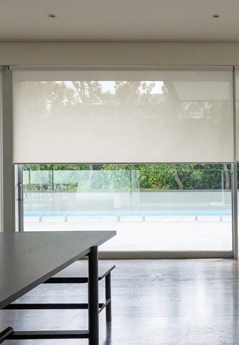 Roller blinds custom white front roll 3m x 3m | eBay Australia