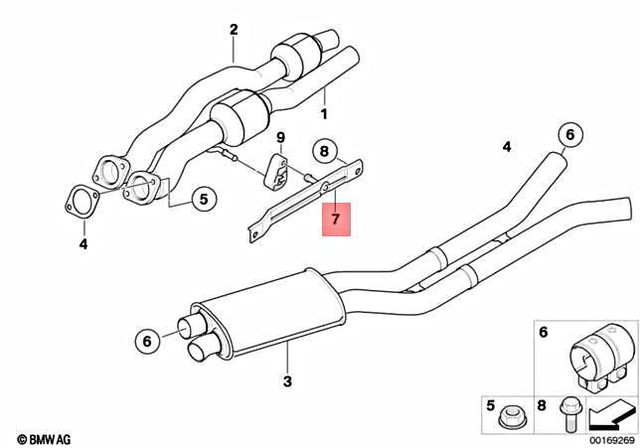 BMW 18207548742 Genuine OEM Factory Original Mount Bracket for sale ...