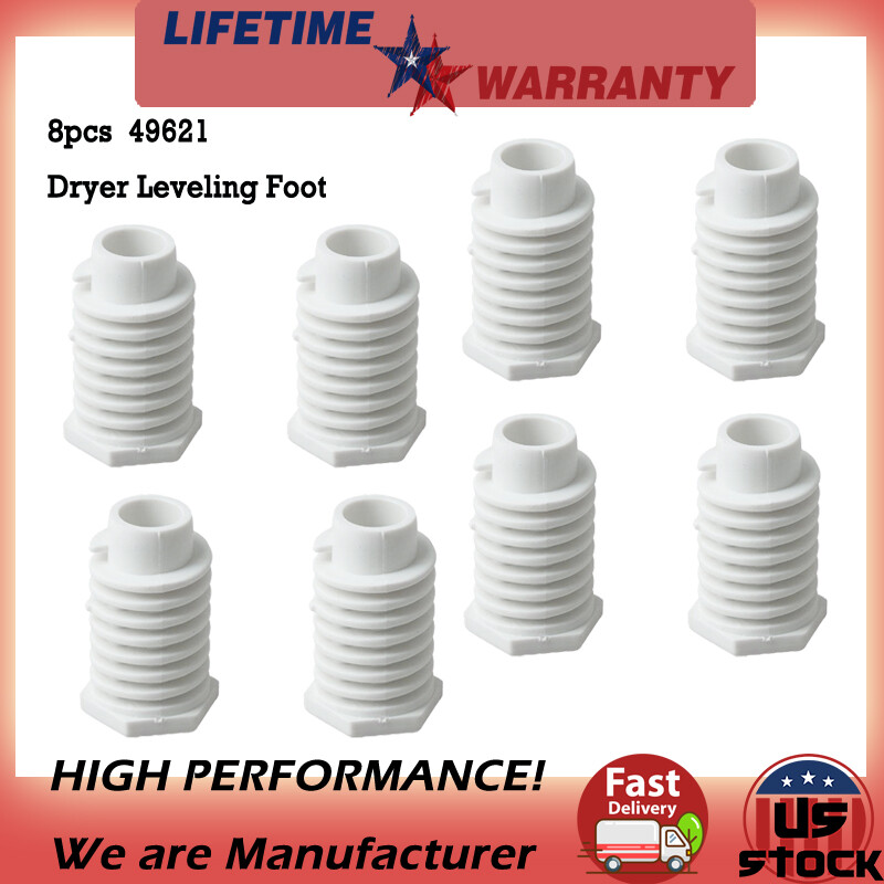 8pcs For Whirlpool Kenmore Maytag Dryer Leveling Foot Legs 49621 279810 ...