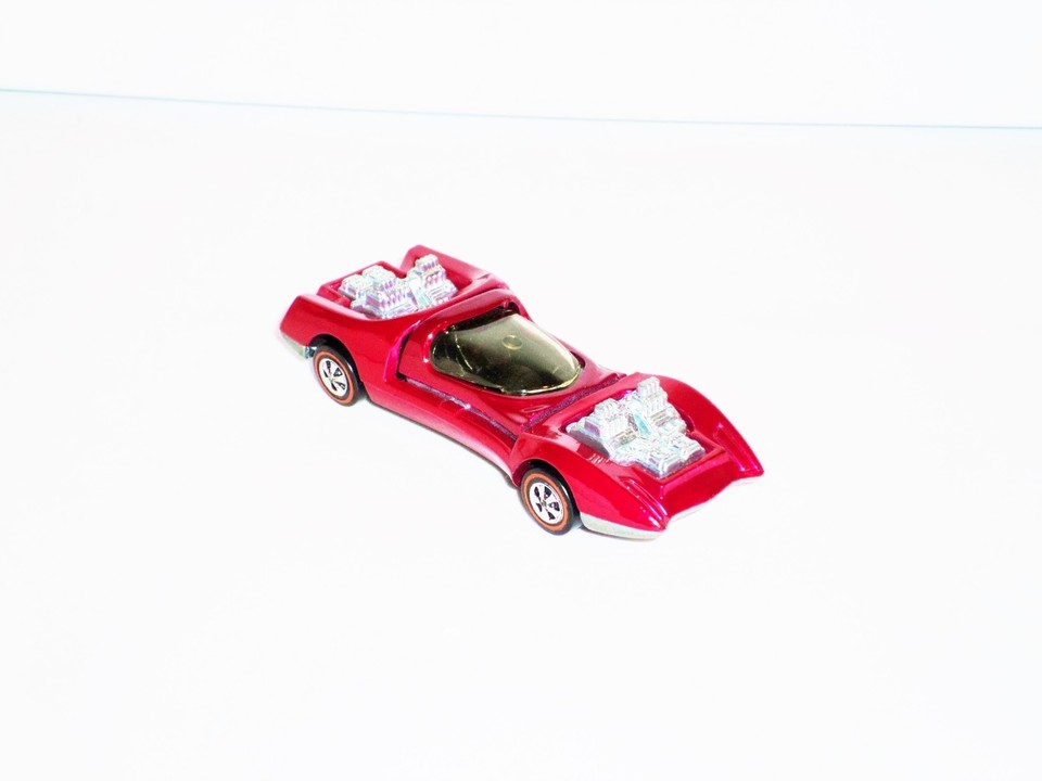 REDLINE HOT WHEELS SUPER-VIBRANT GLOSSY ROSE MOD QUAD MINT BP-PULL NO ...