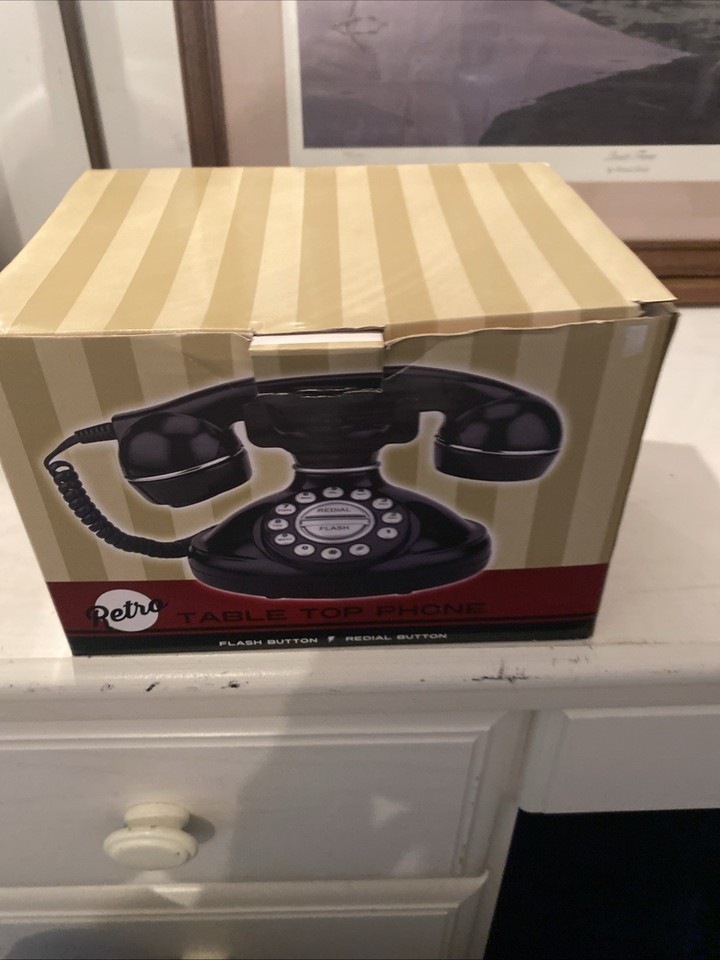 Retro Table Top Phone NIB | eBay