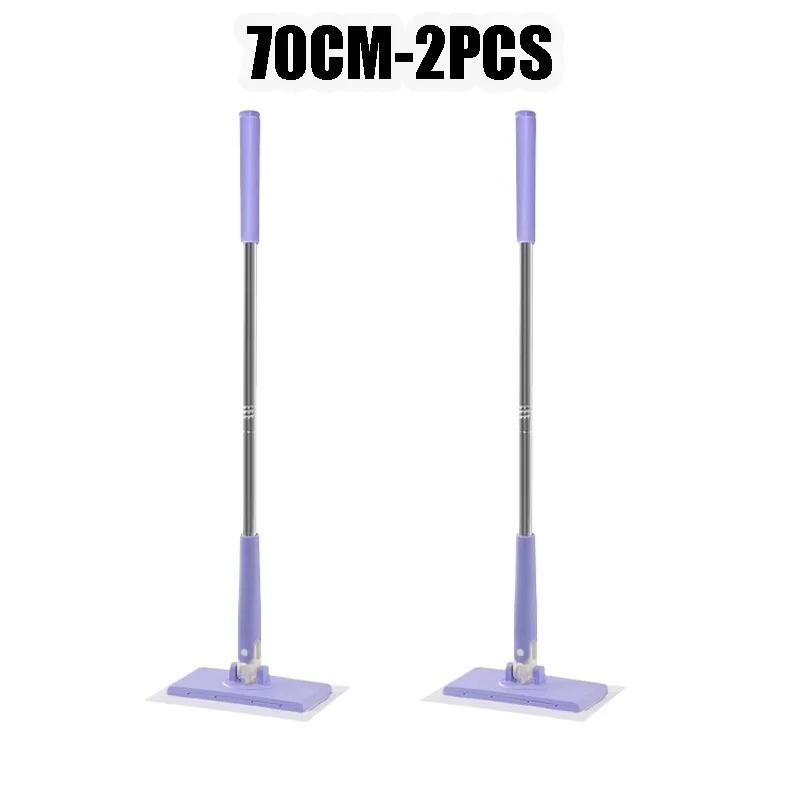 Snap Grip Mini Mop,Zero Touch Mop,No Wash Lazy Mops Wet and Dry with 3 ...