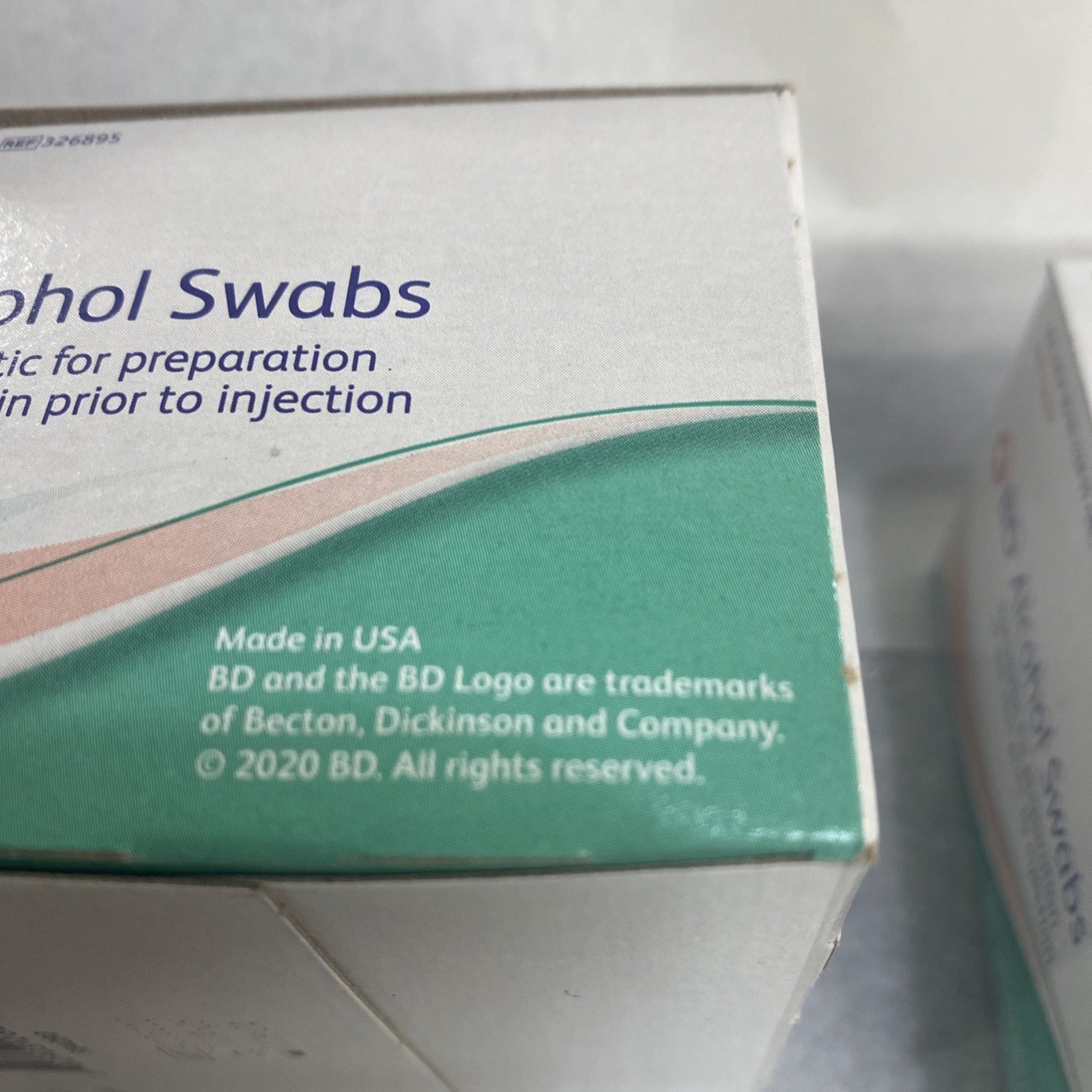 Small Cleaning Swabs - 2 Boxes Total Of 200 Individually Wrapped Small ...