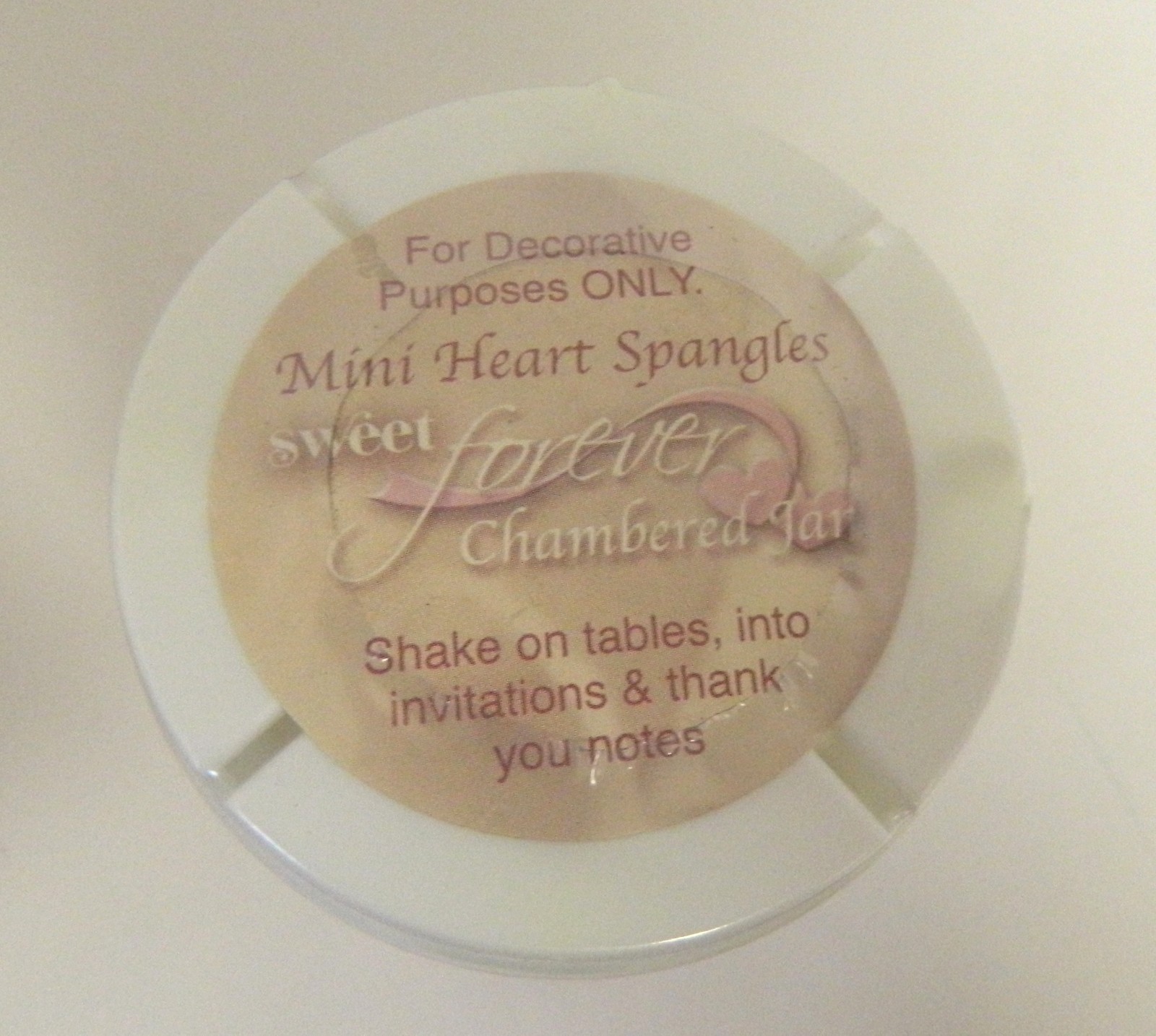 MINI HEART SPANGLES CONFETTI - PINK, IVORY, SILVER + - CRAFTS BRIDAL ...