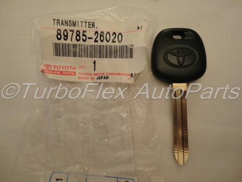 Toyota Avalon Camry RAV4 Sienna Solara Genuine Transponder Blank Key ...